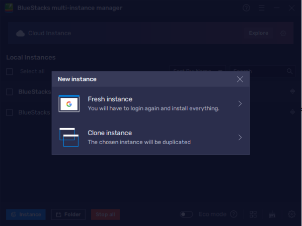 How to create multiple Bluestacks instances – Whale Bots